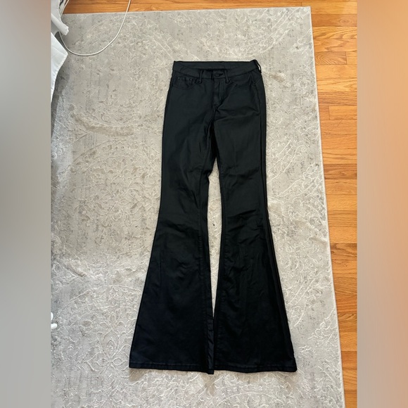 SHEIN | Pants & Jumpsuits | Pleather Flare Pants | Poshmark